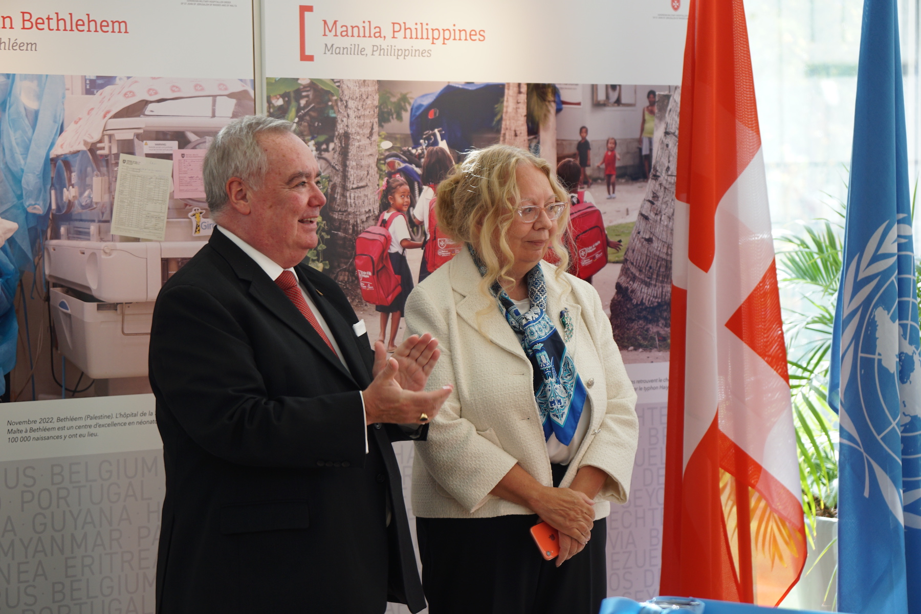 The Grand Master of the Sovereign Order of Malta on an official visit ...